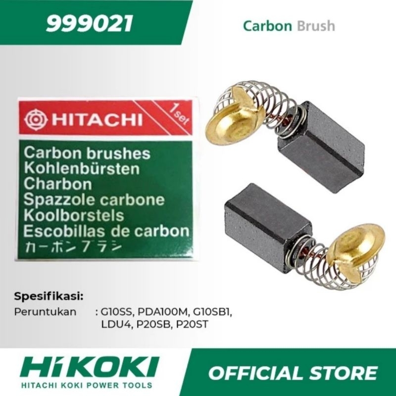 Jual Hitachi / Hikoki Carbon Brush 999021 CB 021 CB21 999-021 Kul Arang Spul CB Karbon Brush ...