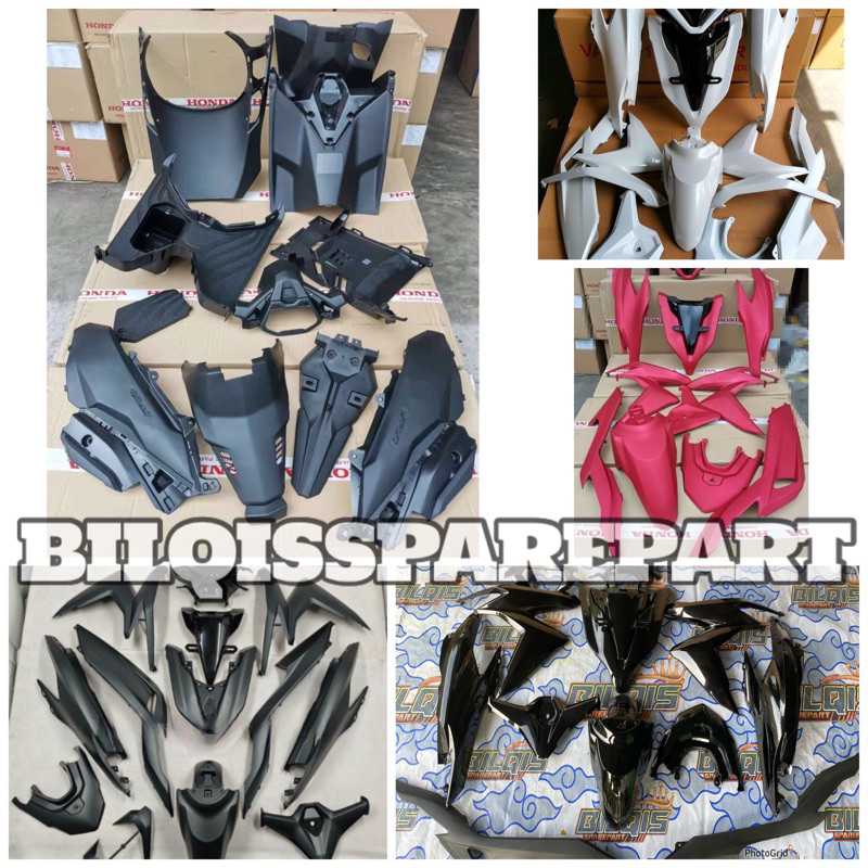 Jual Body vario 150 LED New full set cover fullsett body halus kasar ...