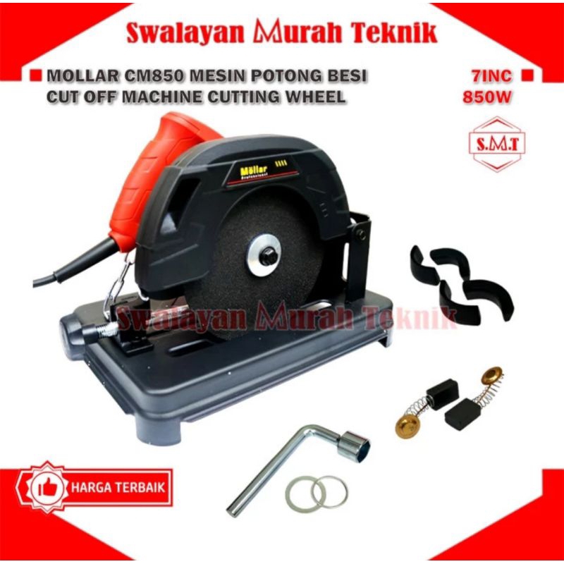 Jual MOLLAR CM850 Mesin Potong Besi 7" Cut Off Machine Cutting Wheel ...