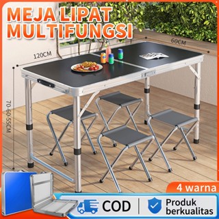 Jual Meja Lipat Meja Koper Portabel Aluminium 120x60 CM Meja Camping ...