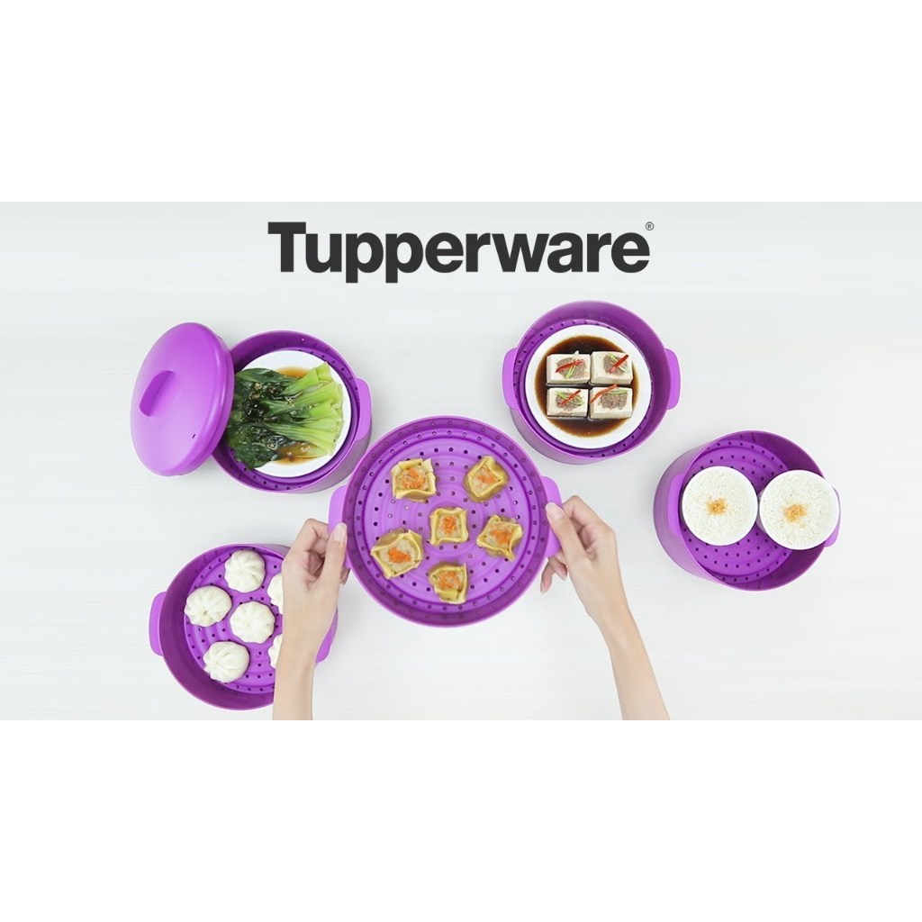 Jual TUPPERWARE Steam It Kukusan Bisa Disusun Tinggi 2 / 3 / 4 Susun ...