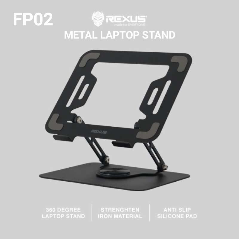 Jual REXUS Decha FP02 Metal Laptop Tablet Stand Rotatable 360° Foldable ...