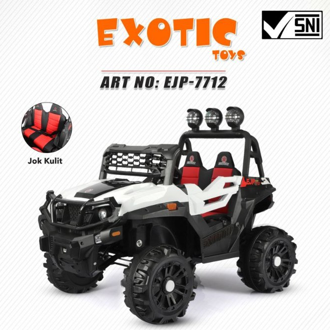 Jual Mobil Aki Exotic EJP7712 Mobil Jeep 12V7Ah Remote Control n Manual ...