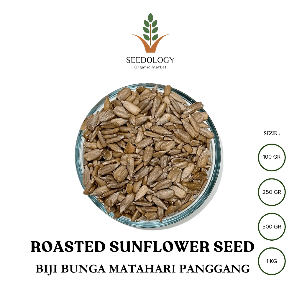 Jual Roasted Sunflower Seed 100gr - Biji Bunga Matahari Panggang ...