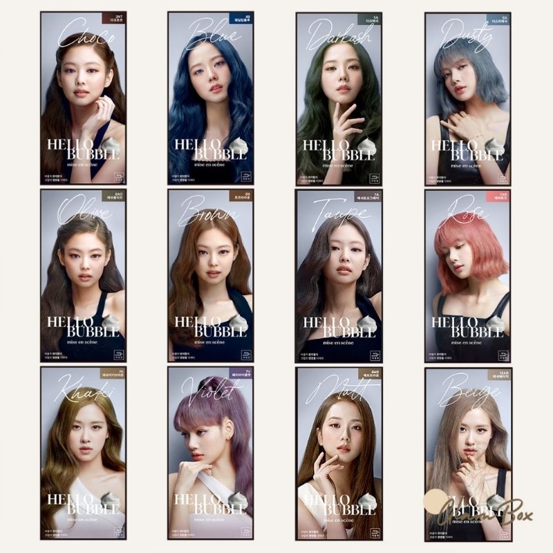 Jual MISE EN SCENE Hello Bubble Hair Foam Color | Shopee Indonesia