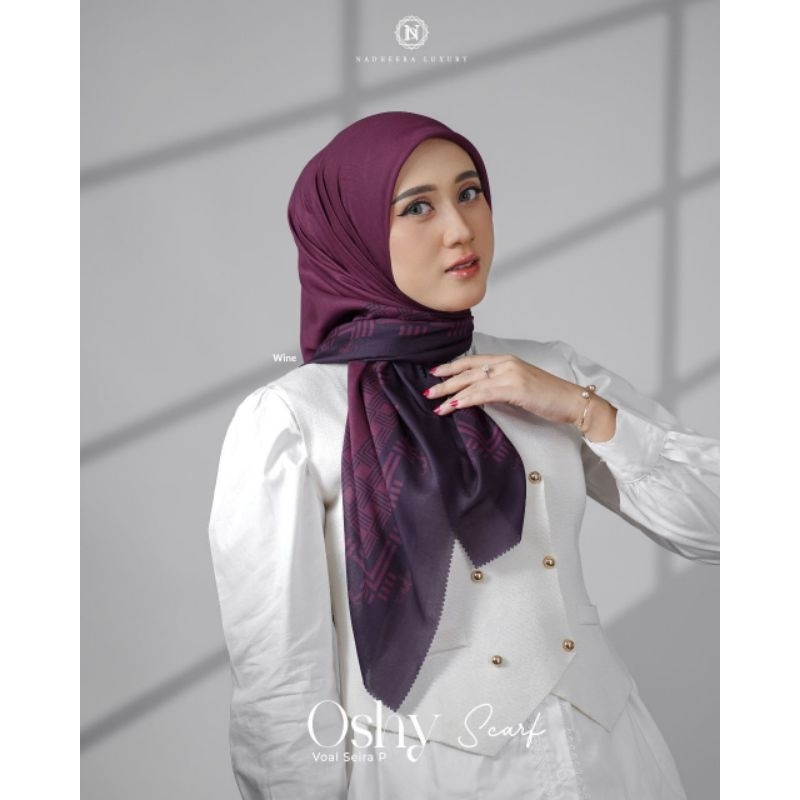 Jual Oshy Scarf By Nadheera Luxury BISA COD rekomendasi scarf cantik ...