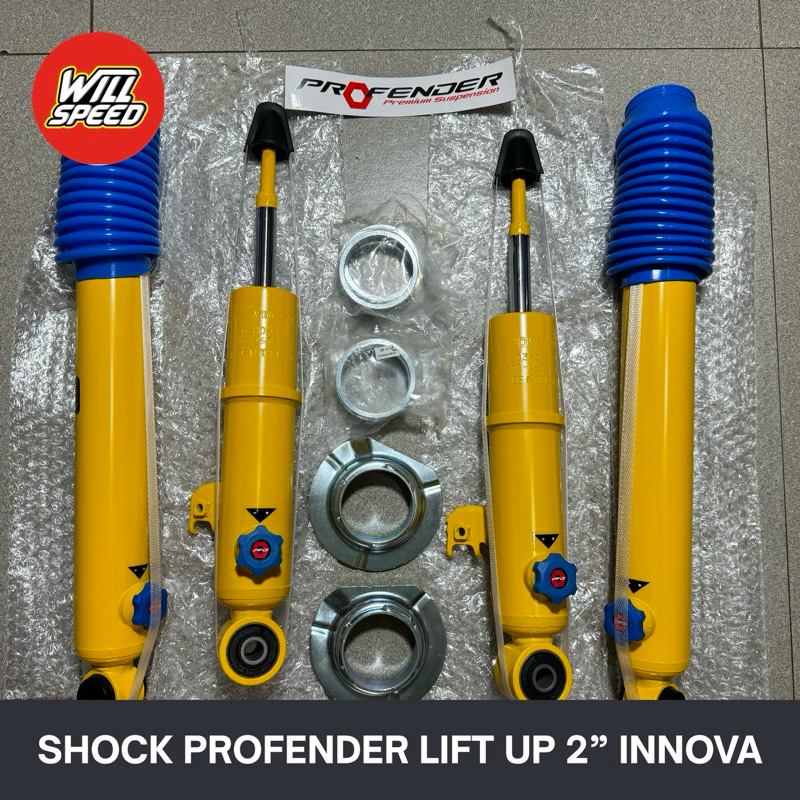 Jual SHOCK DEPAN BELAKANG PROFENDER STD UP 2” LIFT UP2” HILUX RANGGA ...