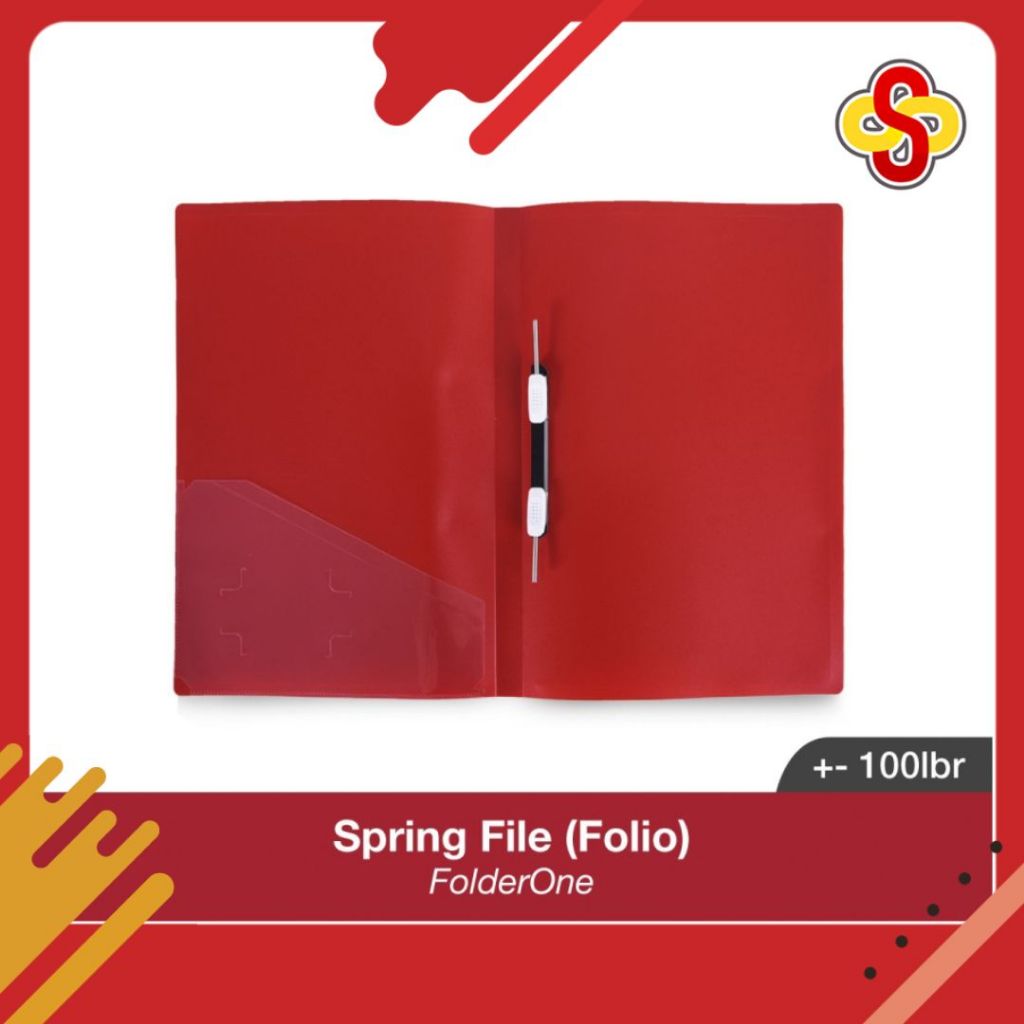 Jual Spring File / Map Snellhecter Plastik Folder One Folio (F4 ...