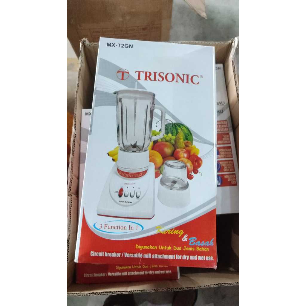 Jual Blender Trisonic MX-T2GN - Blender Kaca 3 in 1 Murah | Shopee ...