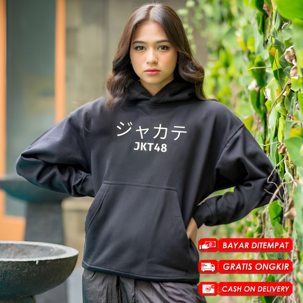 Jual Hoodie JKT48 Jepang Bahan Katun (COD & GRATIS ONGKIR) | Shopee ...