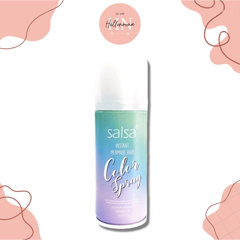 Jual SALSA - Instant Mermaid Hair Color Spray 80ml | Shopee Indonesia