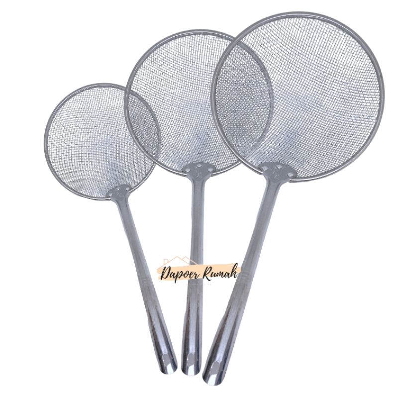 Jual SEROK JARING KACANG 18CM 20CM 22CM/SEROK STAINLESS/SARINGAN MINYAK ...