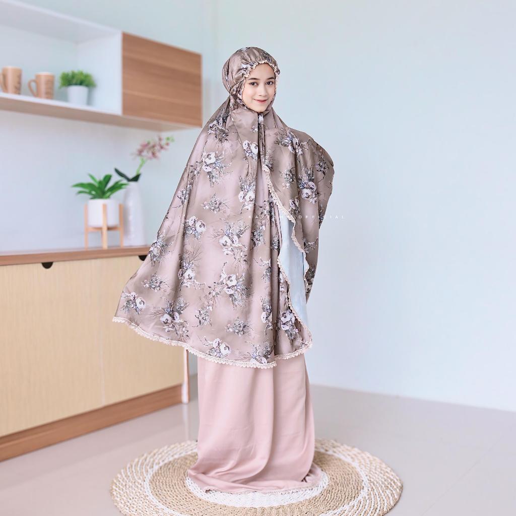 Jual Mukena Dewasa Armany Silk Motif Mukena Asna Aira Mukena Silky ...