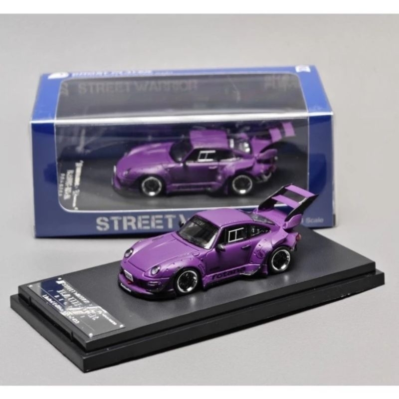 Jual SW x Ghost Player RWB Porsche 993 High & Low Wing Matte Purple ...