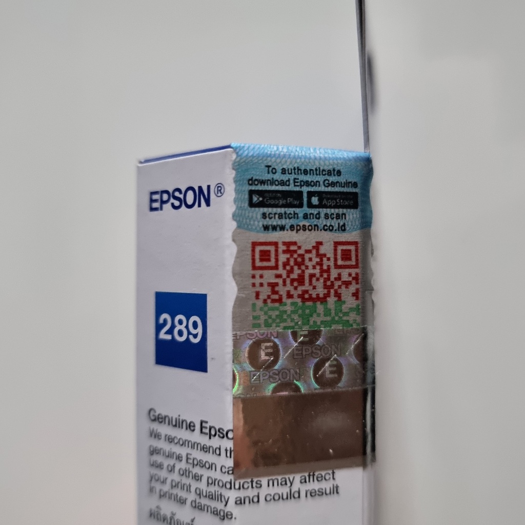Jual Epson 289 Black Tinta / Cartridge Original (WF-100 / WF100 ...