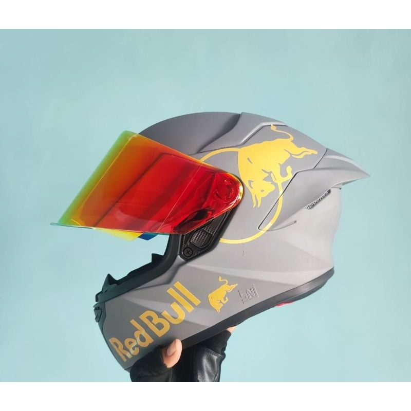 Jual HELM TT - COURSE MLA SOLID GREY DOFT PAKET GANTENG(REDBULL ...