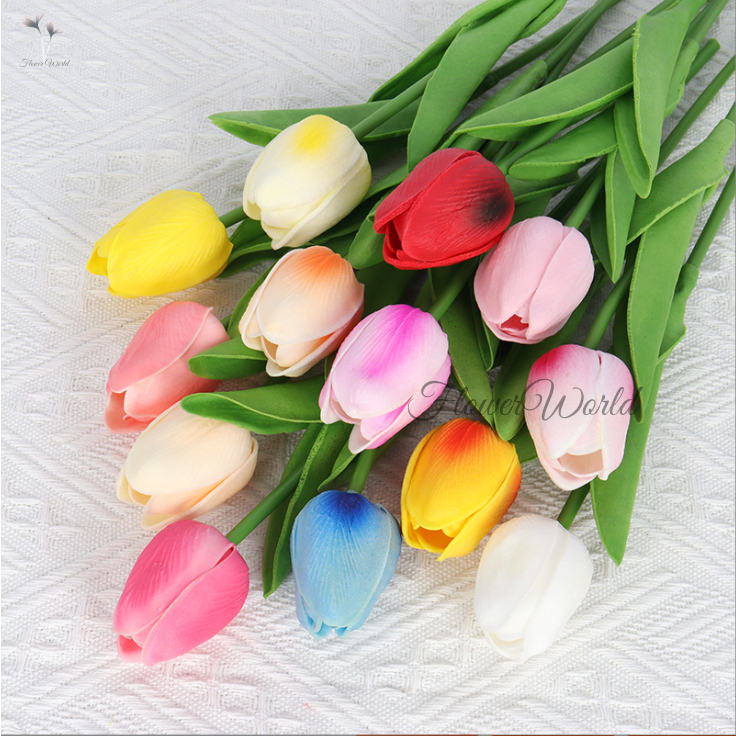 Jual [SmallBell] Artificial Bunga Tulip 1 Tangkai Bunga Palsu Plastik ...