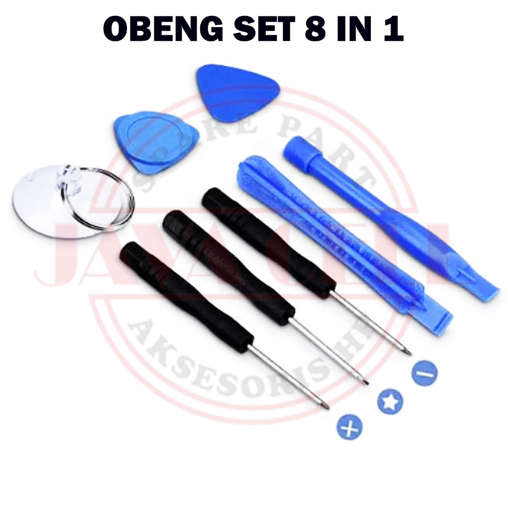 Jual Obeng Dan Opening Tools Set 8 In 1 | Shopee Indonesia