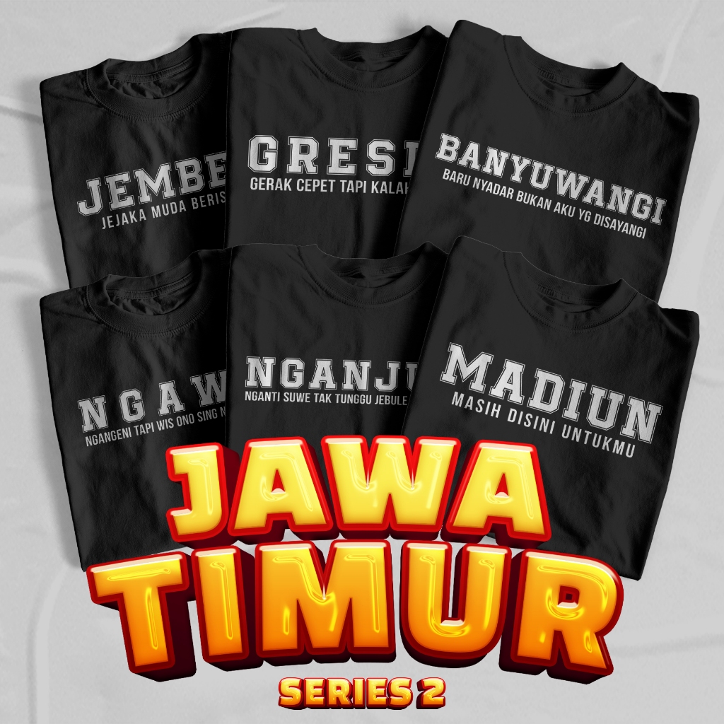 Jual Desain Kaos Keren - Kaos Singkatan Kota Jawa Timur Series 2 ...