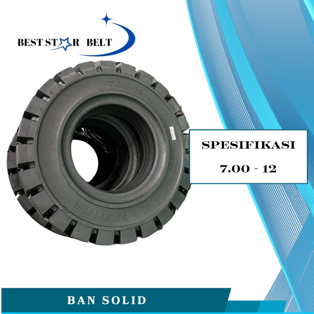 Jual Ban Solid Forklift 7.00 - 12 Forklift Solid Wheel 700*12 | Shopee ...