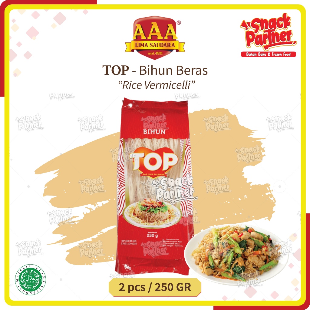 Jual TOP BIHUN BERAS - AAA Lima Saudara 2 PCS / 250 GR - Mi Mie Rice ...