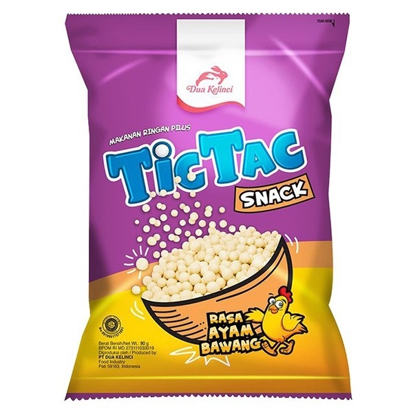 Jual Tic Tac Ayam Bawang Dua Kelinci 80 gr - TicTac #DTS | Shopee Indonesia