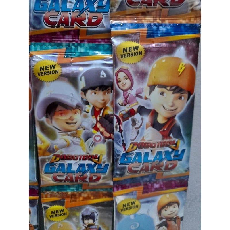 Jual 1 renceng mainan trading card kartu boboy boboy isi 12 set ...