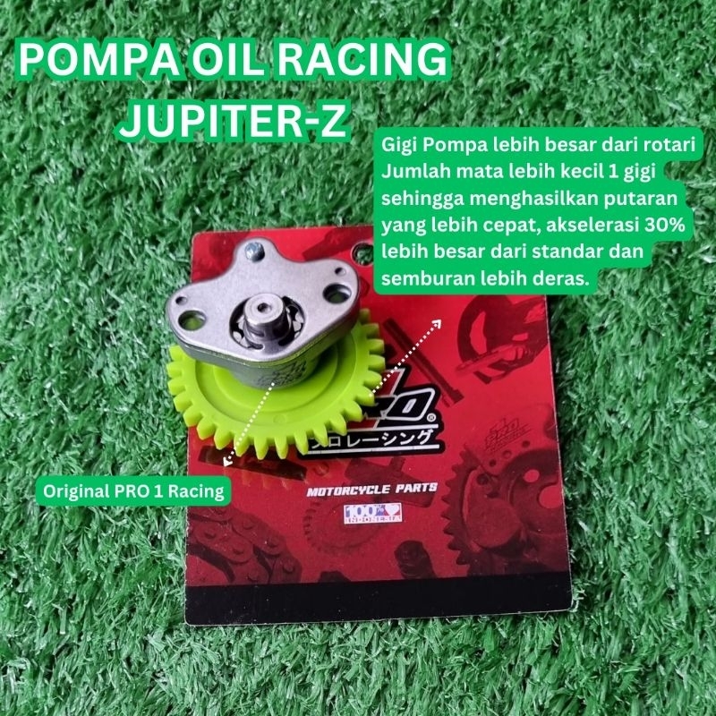 Jual Pompa Oil Racing Pro 1 Racing Oli Pump Jupiter Z 110 | Shopee ...