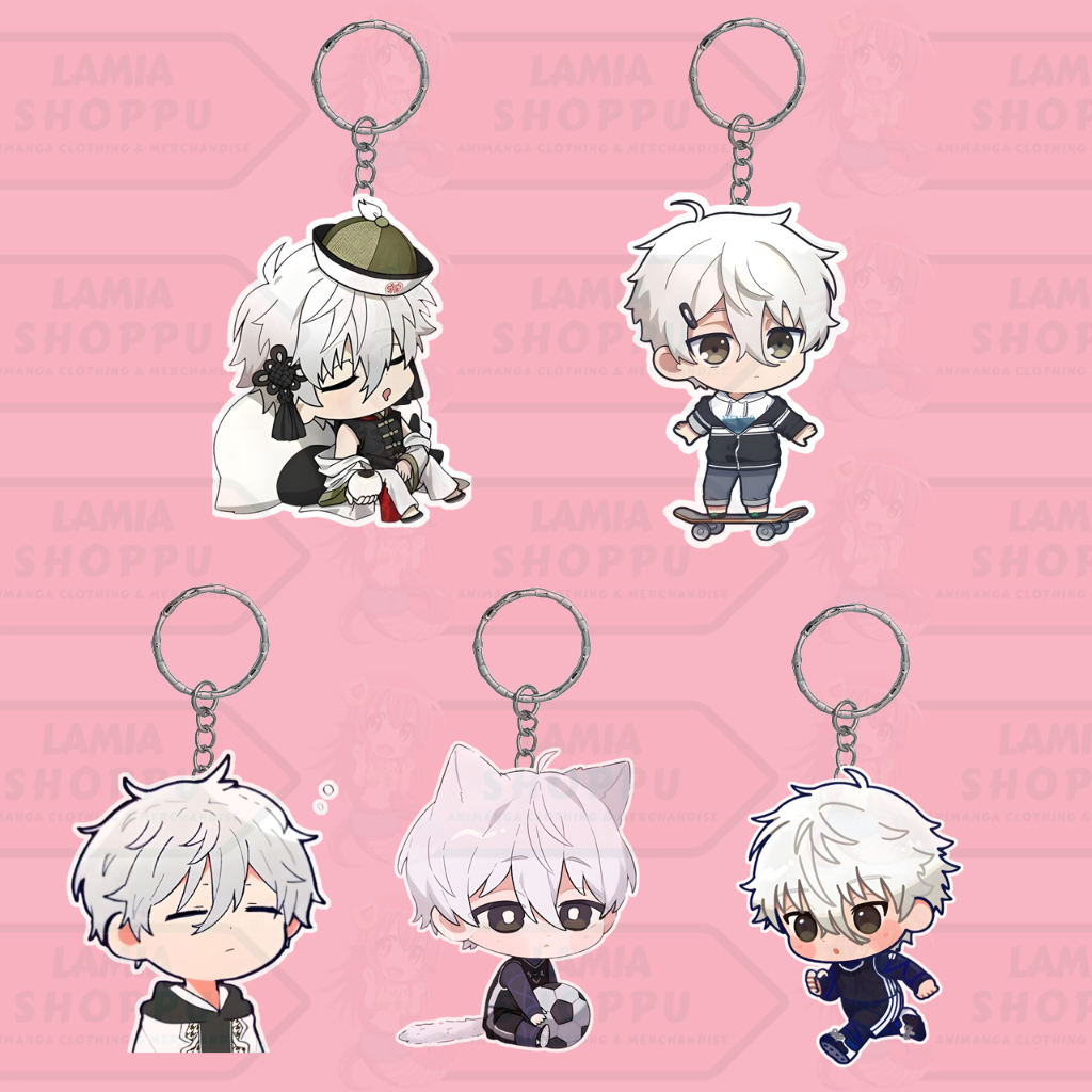 Jual Gantungan Kunci Blue Lock Nagi | Ganci Seishiro Nagi Chibi ...