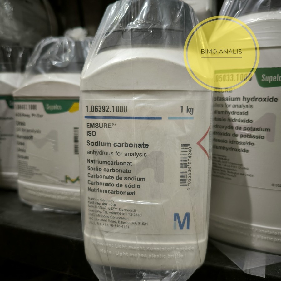 Jual SODIUM CARBONATE ANHYDROUS Pro Analis MERCK 106392 | Natrium ...