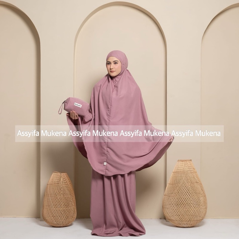 Jual New, Bukan Preloved - Mukena Dewasa Traveling Syahnaz 2in1 Katun Premium by Assyifa ...
