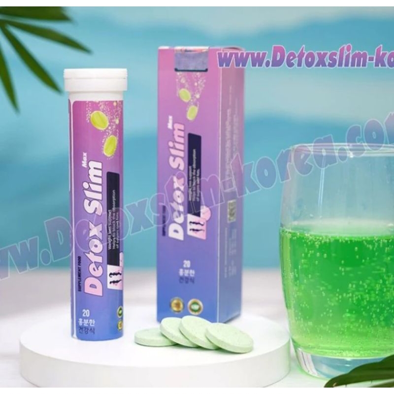 Jual DETOX SLIM - Tablet Effervecent Penurun Berat badan yang aman ...