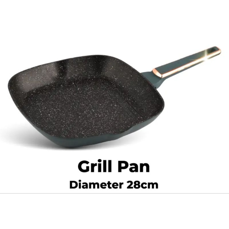 Jual FLORINA SET PAN , FRY PAN, SAUS PAN, CASSEROLE with LID, GRILL PAN ...