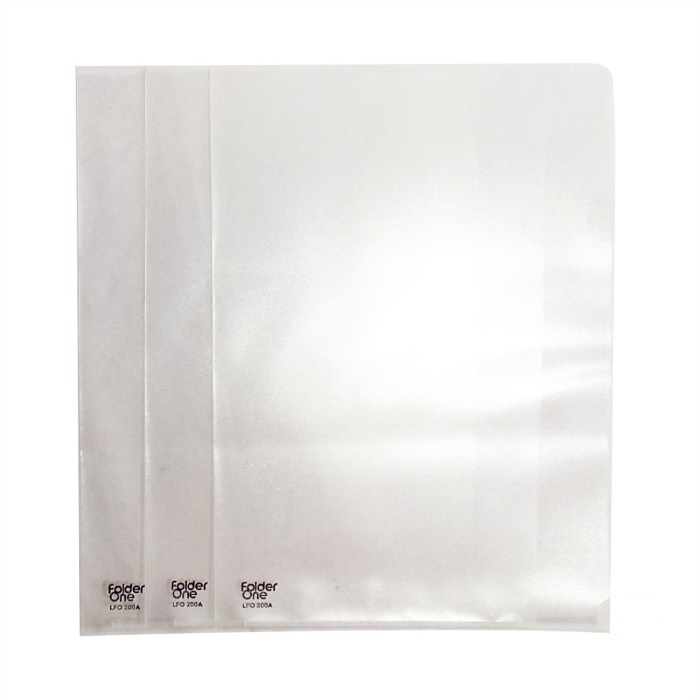 Jual FOLDER ONE MAP L (CLEAR SLEEVES ) A4 | Shopee Indonesia