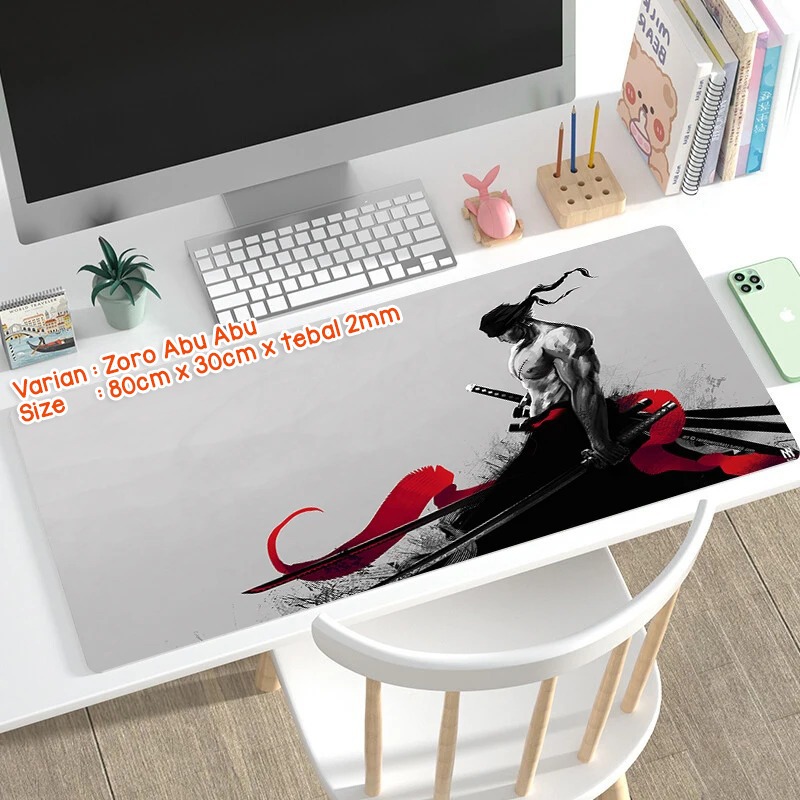Jual PREMIUM MOUSE PAD PANJANG RORONOA ZORO ONE PIECE | LARGE KEYBOARD ...