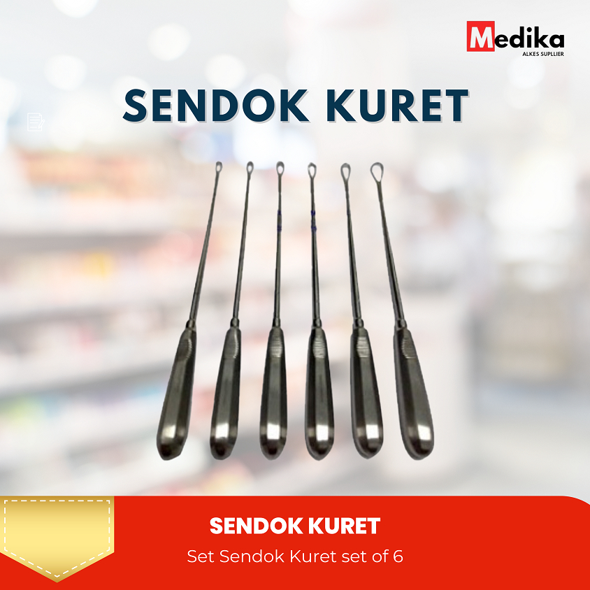 Jual SET SENDOK KURET 6 / Sims Uterine Curette Set of 6 / Sendok Kuret | Shopee Indonesia