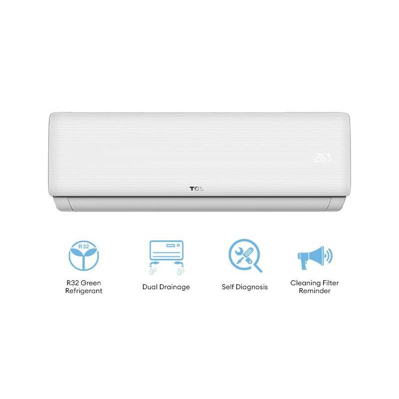 Jual AC TCL TAC09CSD/XS - 1 PK / 780 Watt / Dual Drainage Titan Gold AC ...
