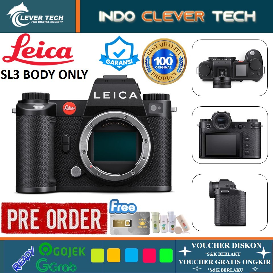 Jual Leica sl3 Body Only Leica SL 3 BO Mirrorless Full-Frame Camera ...