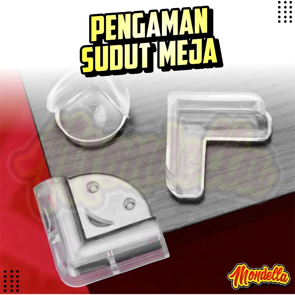 Jual Pelindung Sudut Meja Transparan Pengaman Siku Sudut Meja Silikon ...