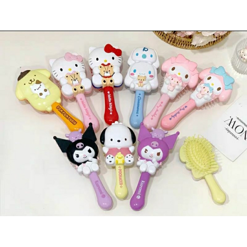 Jual Sisir Sikat Sanrio Body 3D Hello Kitty My Melody Kuromi ...