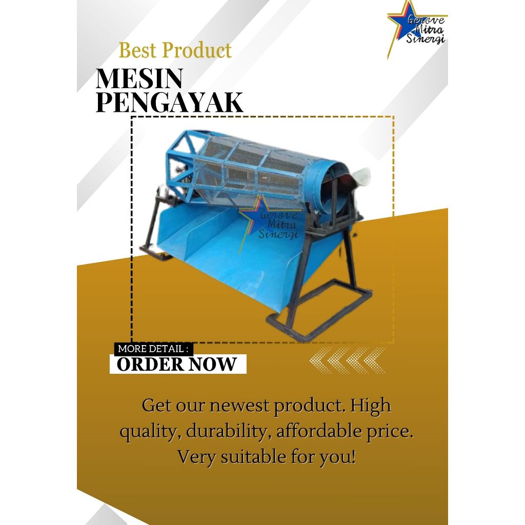 Jual Mesin Pengayak Ayakan sortasi penyaring kompos pasir bijian dll ...