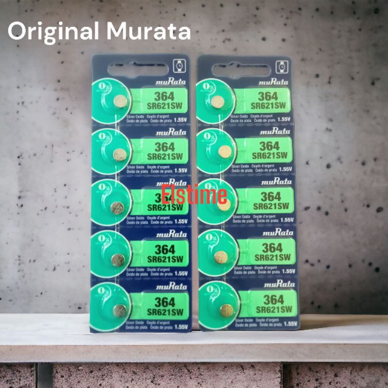 Jual Baterai Jam Tangan Original Murata 621 / SR 364 Per pcs | Shopee ...