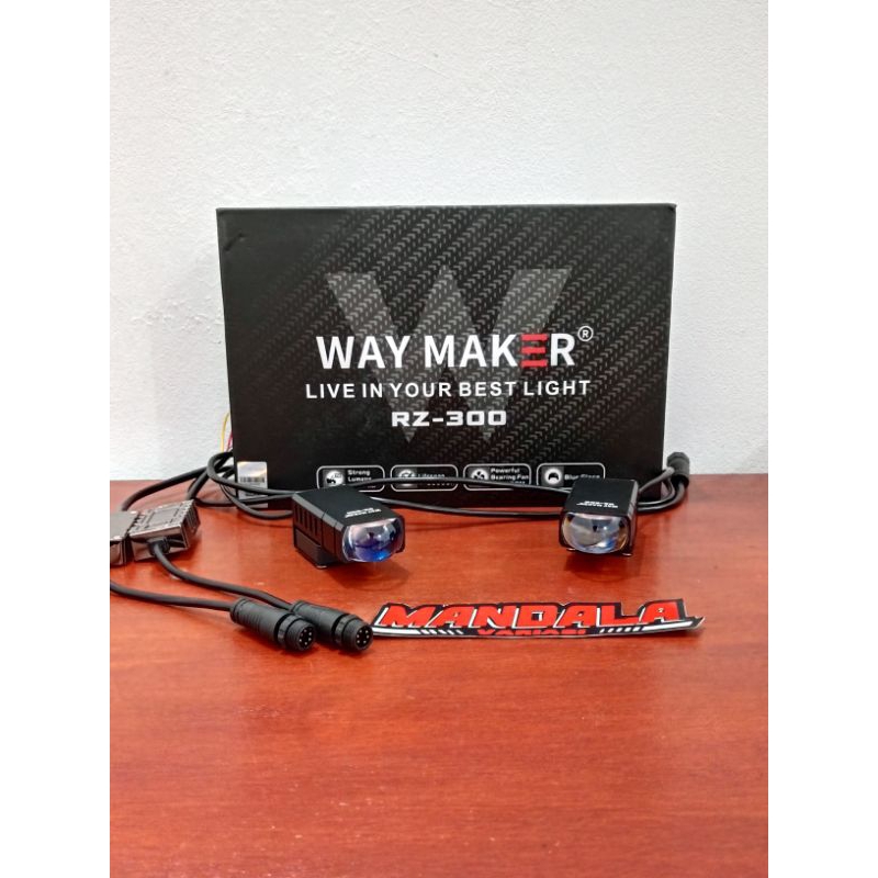 Jual Lampu minilaser way maker RZ-300 low putih high kuning putih ...