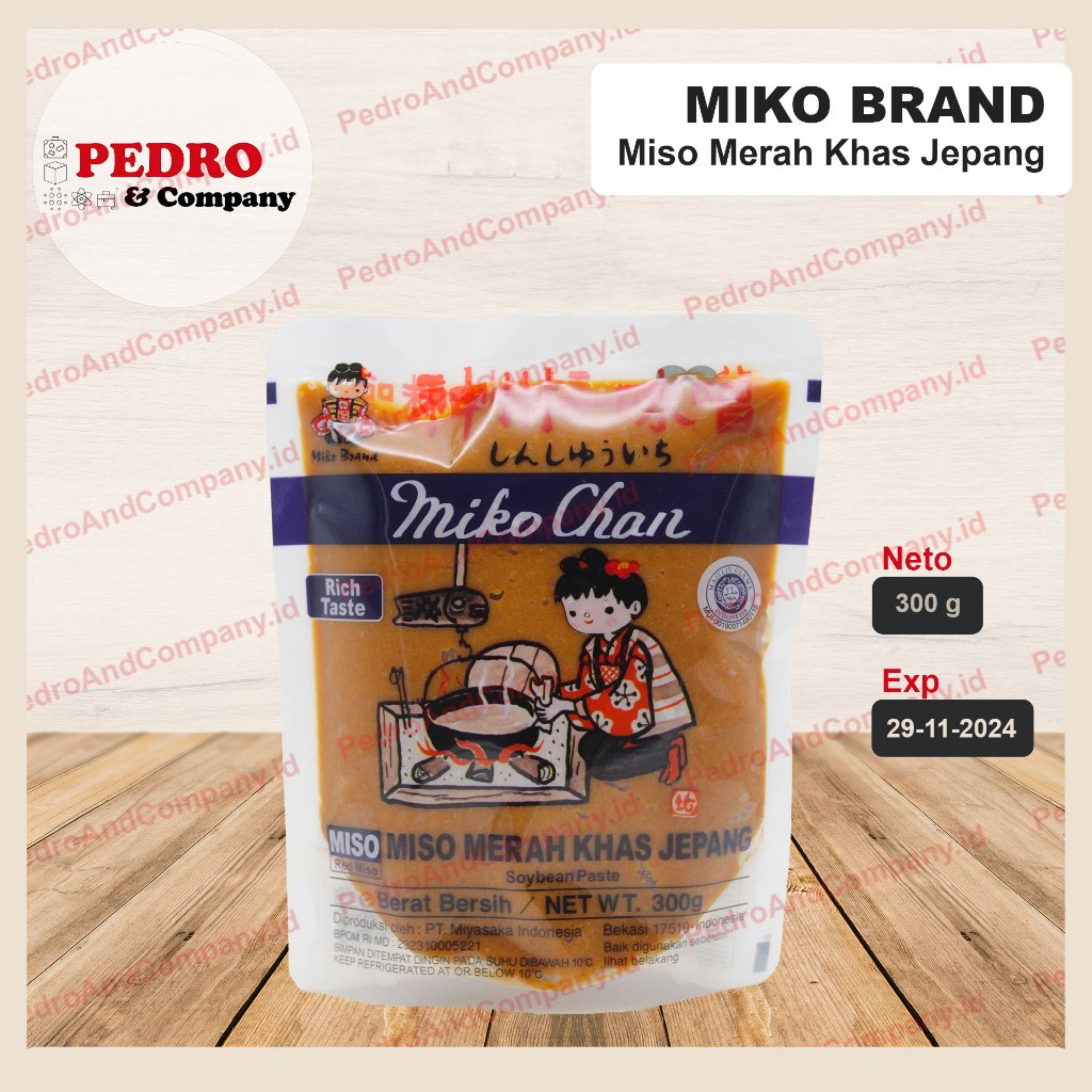 Jual Miko chan red miso merah khas jepang 300 gram - soup sup base miso ...