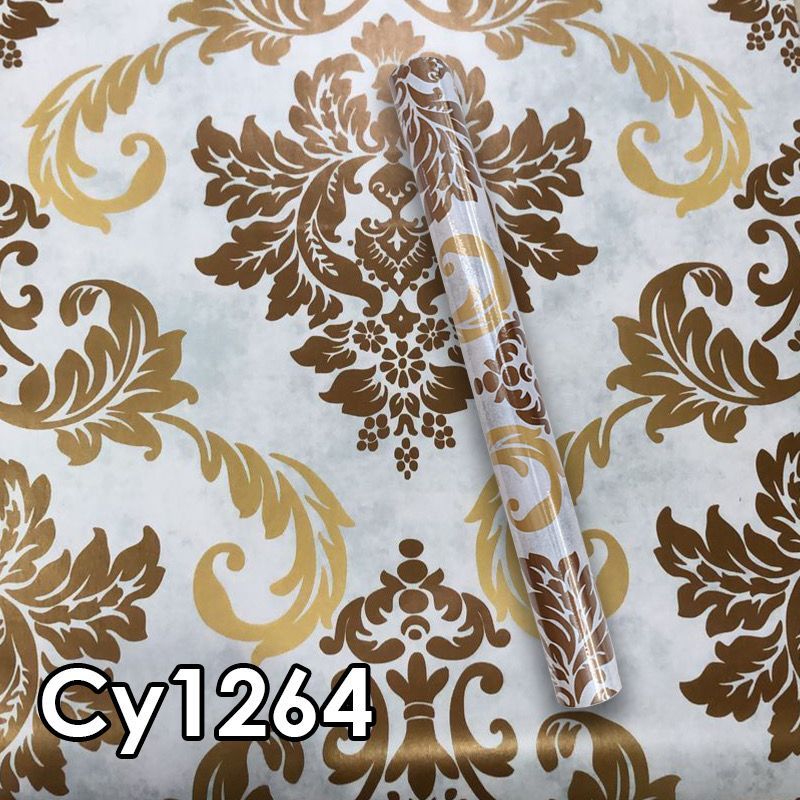 Jual Wallpaper dinding MOTIF BATIK GOLD HITAM GOLD HITAM PUTIH GOLD ...