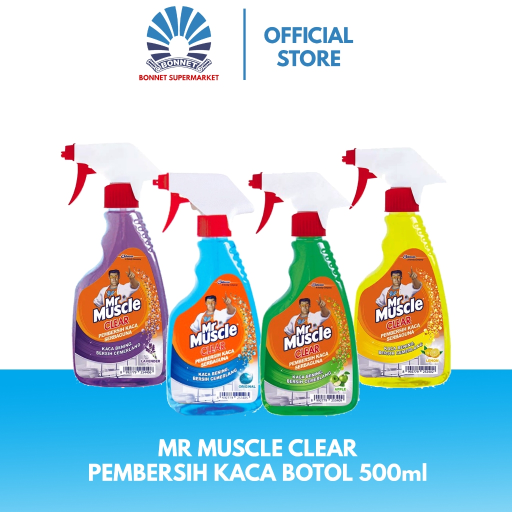 Jual Mr Muscle Clear Pembersih Kaca Botol 500ml | Shopee Indonesia