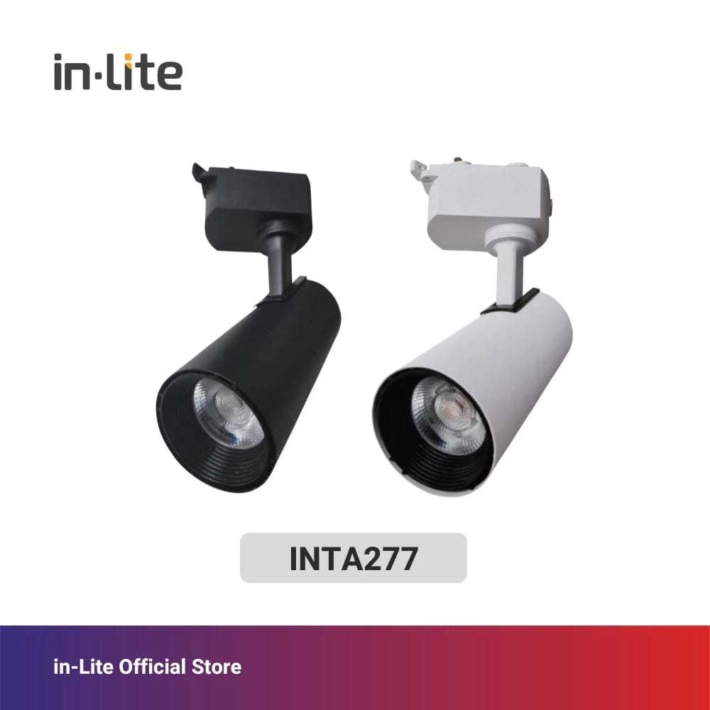 Jual LAMPU LED REL TRACK LIGHT INLITE 7WATT INTA277 / LAMPU RELL TRACK ...
