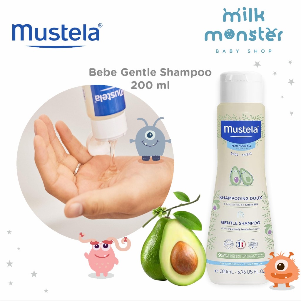 Jual Mustela Bebe Gentle Shampoo 200 ml / Shampoo Bayi | Shopee Indonesia