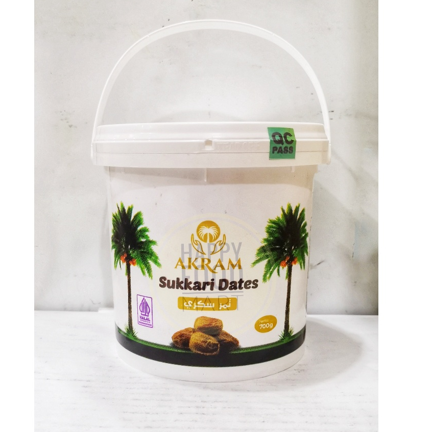 Jual [HALAL] AKRAM SUKKARI DATES 700 GRAM/KURMA SUKARI EMBER/SUKHARI AL ...