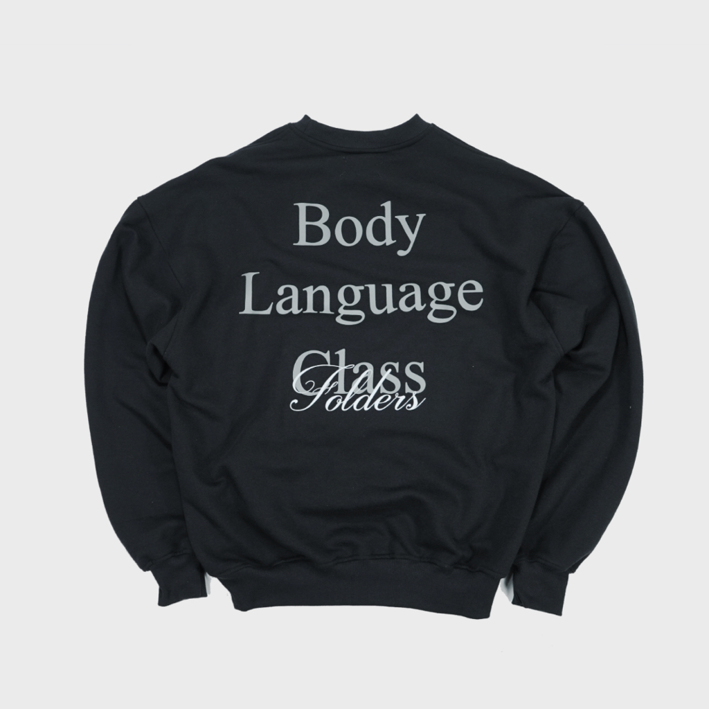 Jual Folders - Body Language Class Crewneck - Black | Shopee Indonesia
